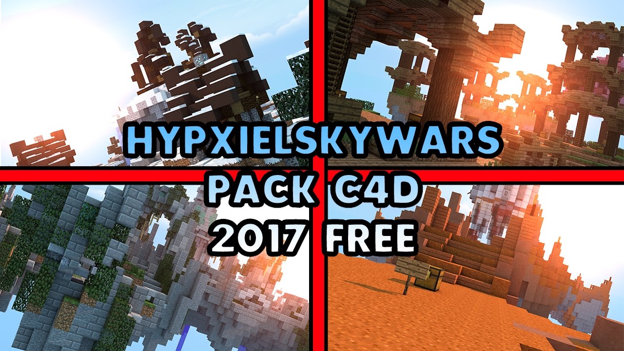 Hypixel Skywars C4d Maps 2017 By [AndrewAFNz][Promote] - YouTube