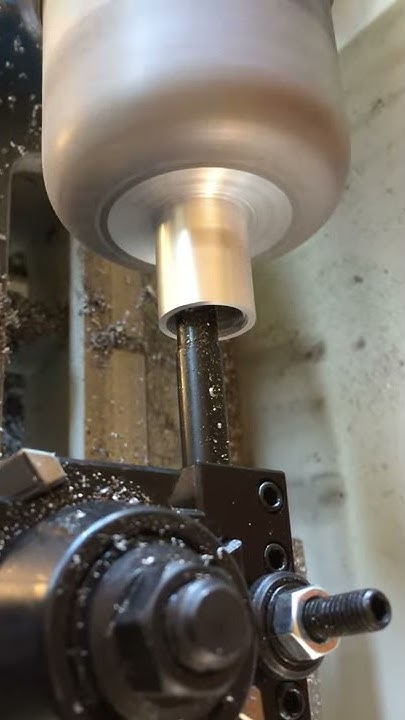 First time using the boring bar - YouTube