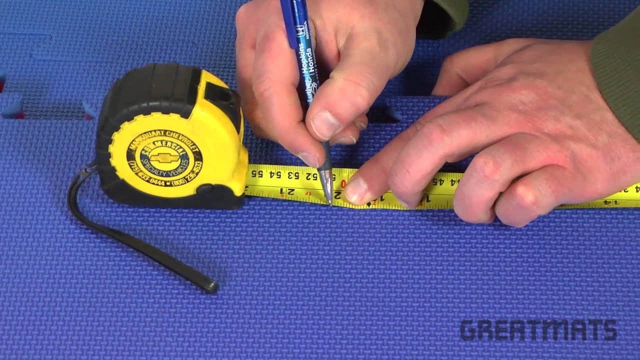 How to install 1x1 meter interlocking foam mats and tiles - YouTube