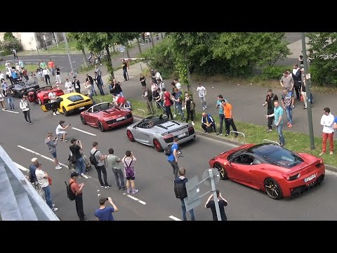 Crazy Supercar Rev-Off! - Cars & Coffee Düsseldorf 29.05.16