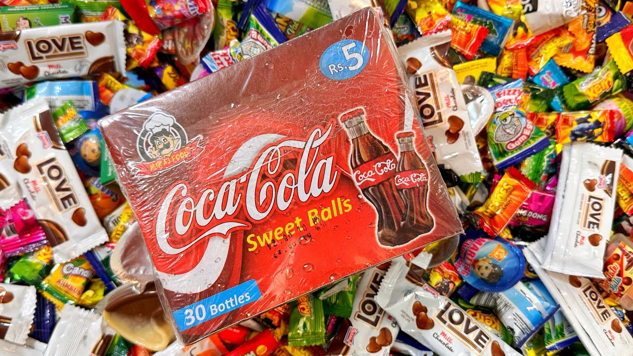 Some COCA COLA Candies | ASMR - YouTube