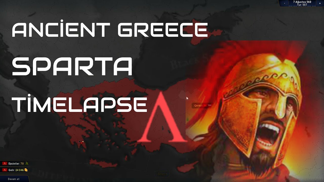 Sparta | Ancient Greece - Age of Civilizations II Timelapse - YouTube