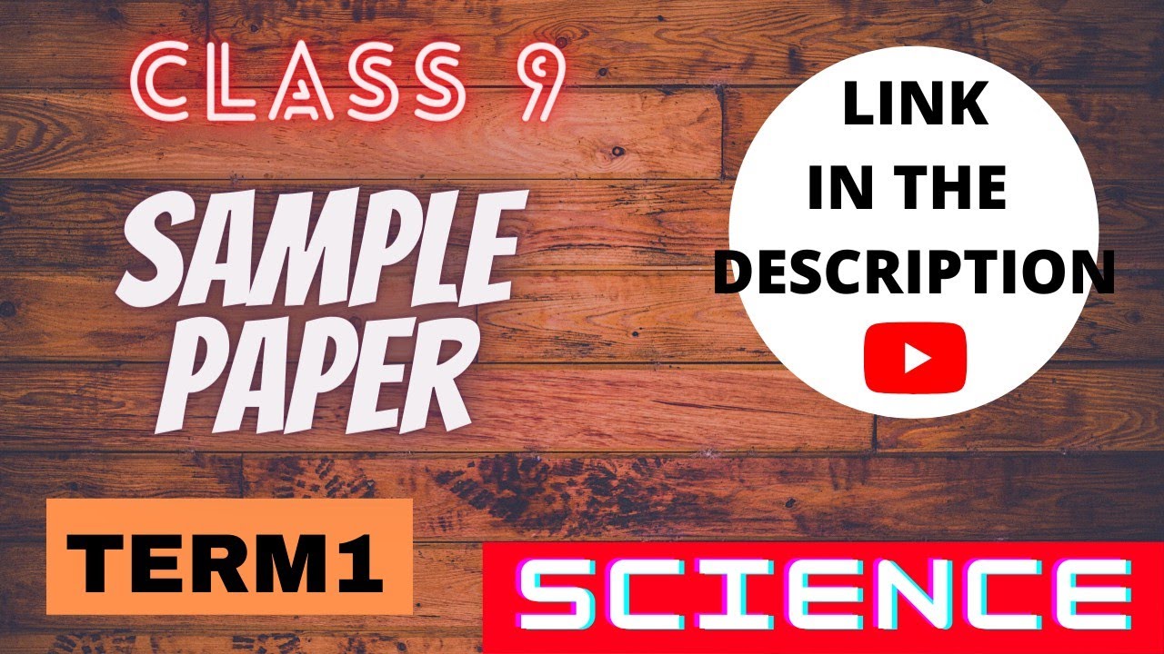 Class 9 Science TEST paper | (Term 1) 2021 || Cbse sample paper with ...
