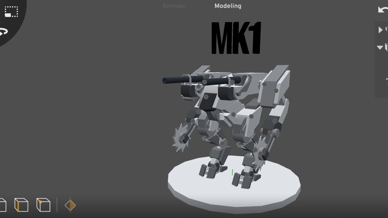 Battle Mech MK1||Prisma 3D - YouTube
