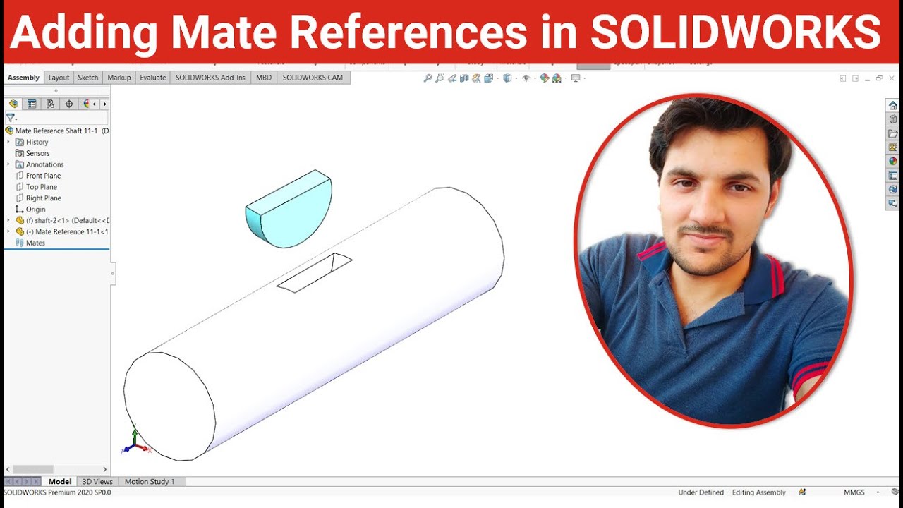 Mate Reference | Adding Mate References in SOLIDWORKS | SW Assembly ...
