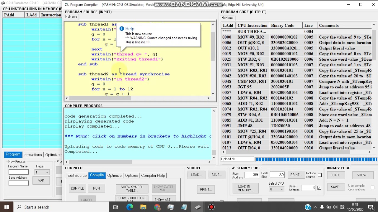 Praktikum 5 SO - CPU Simulator Sinkronisasi Proses - YouTube