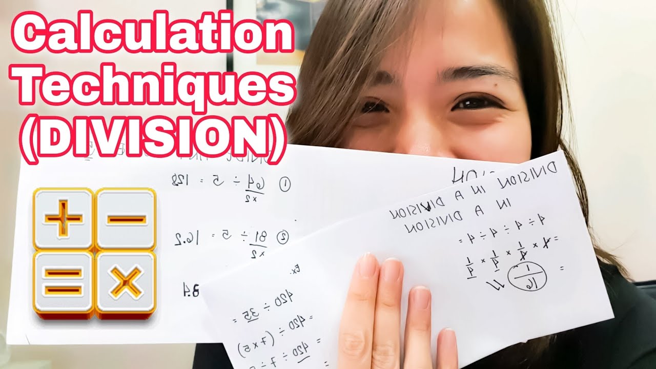Basic Math Calculation - Division Techniques | MsXugee - YouTube