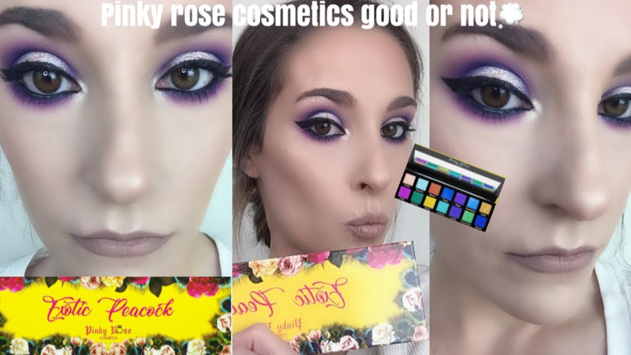 New camera/ the Pinky Rose cosmetics exotic peacock palette - YouTube