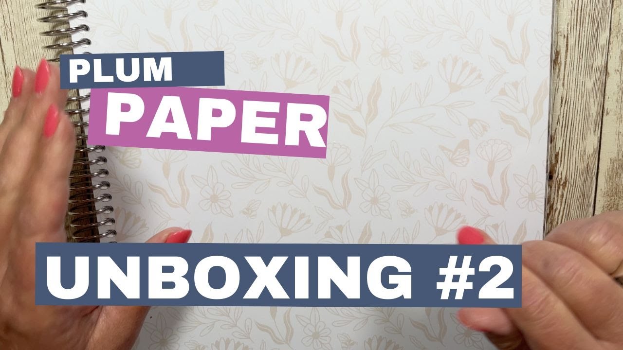 Plum Paper Unboxing #2 - YouTube