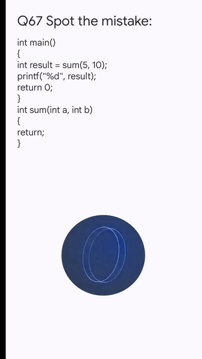 C Practice Question C Programming interview question #codingtutorial - YouTube