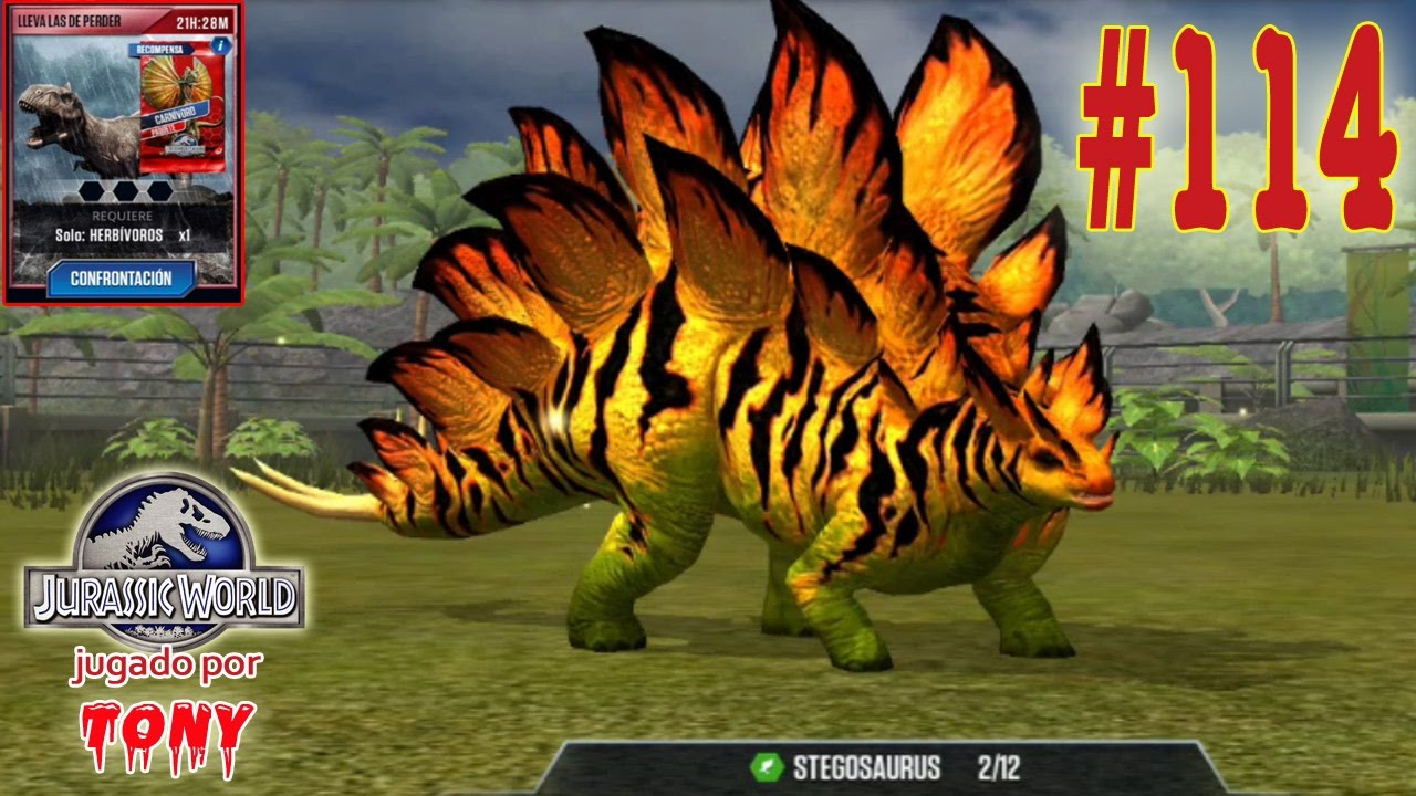 Jurassic World "Cap. 114 - Llevas las de perder... y Stegosaurus al ...