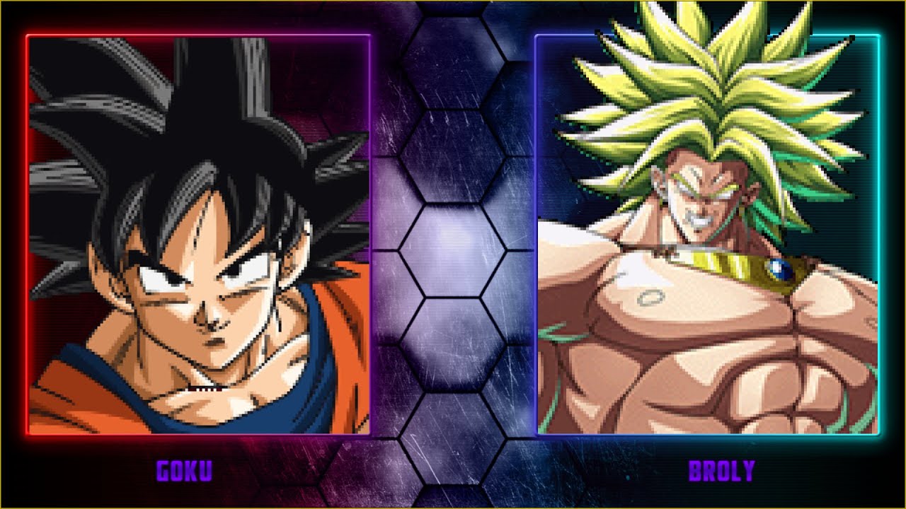 Mugen: Goku vs Broly - YouTube