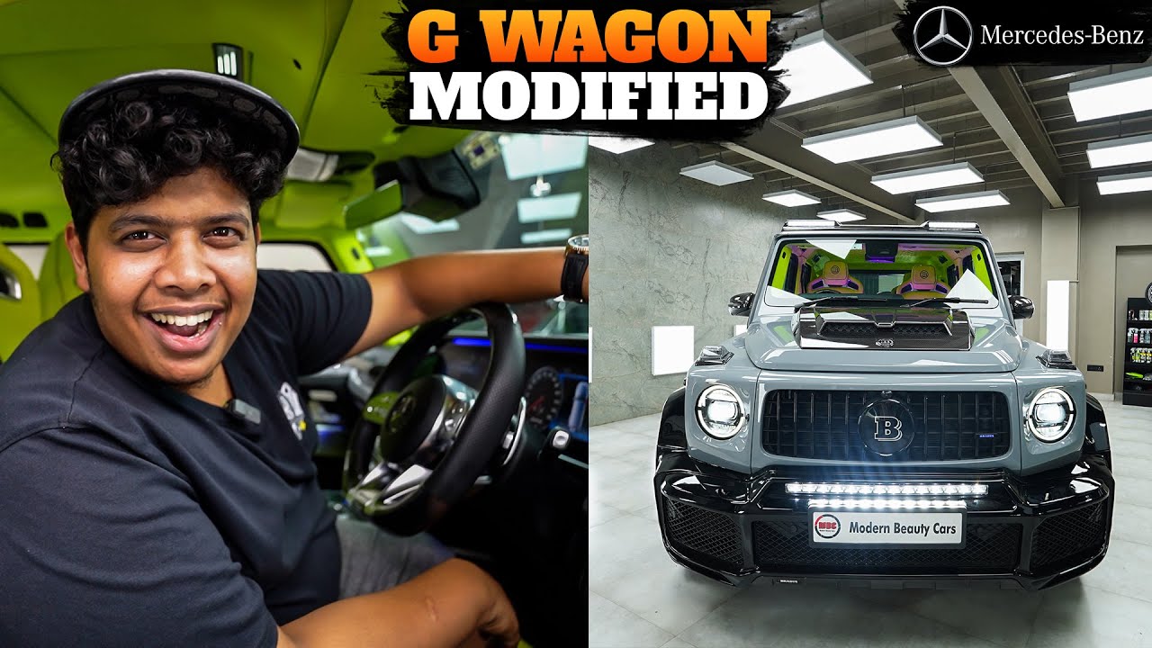 Fully Modified G-Wagon 🔥| Brabus Kit 😨 - Irfan's View - YouTube