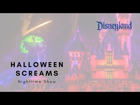 👻 SPOOKTACULAR! POV Full Halloween Screams Projections Show at Disneyland 2025 (4K Castle View)