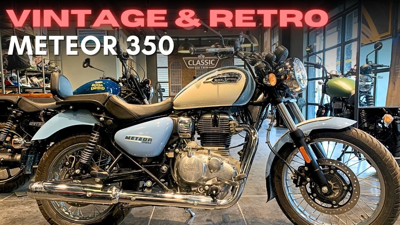 Vintage & Retro, 2025 METEOR 350 Walkaround👌| Punit Jangid - YouTube
