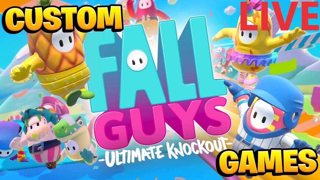 LIVE Fall Guys | Custom Games and Custom Lobbies | Custom games playing ...