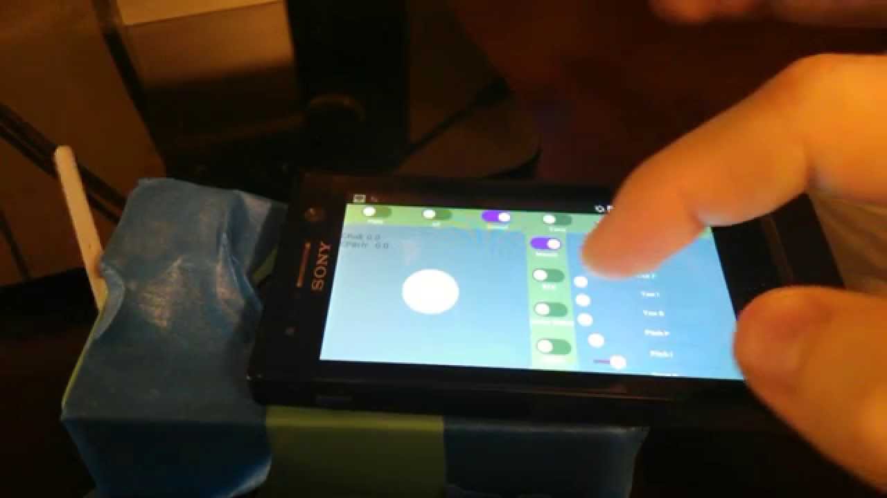 Android App AndroPlane RC Drone Flight Controller Test. - YouTube