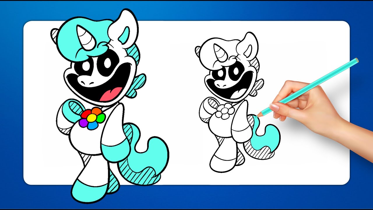 How to Draw The smiling critters - CraftyCorn - YouTube