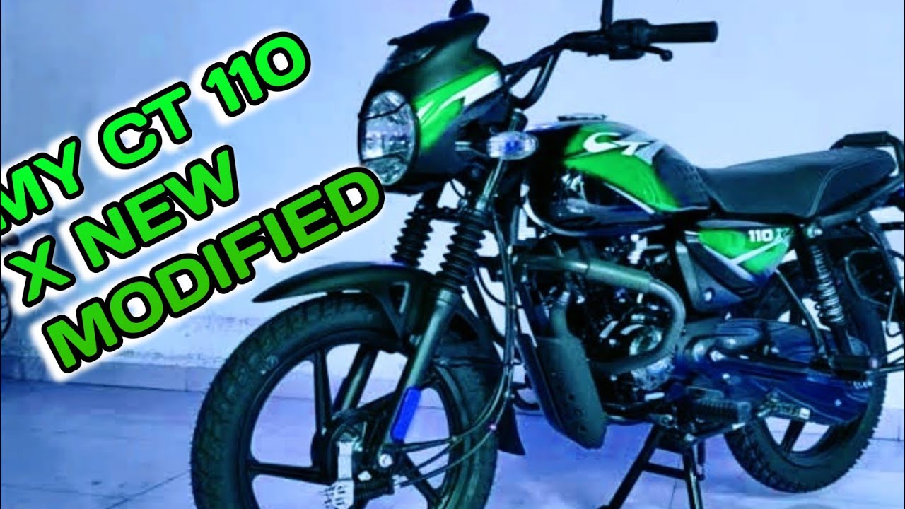 Bajaj ct 110x new Modified ..new look or mileage test@Baja - YouTube