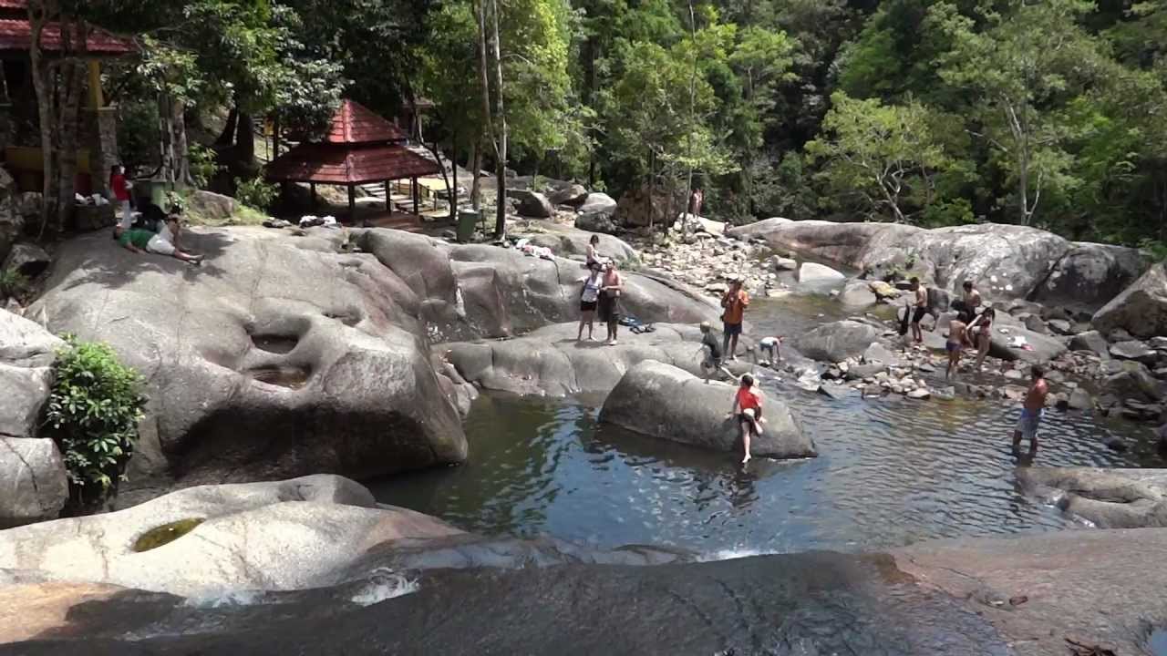Telaga Tujuh Waterfalls - Seven Wells - YouTube