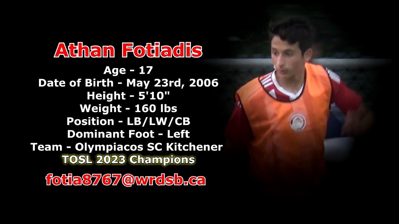 Athan Fotiadis Highlights - YouTube