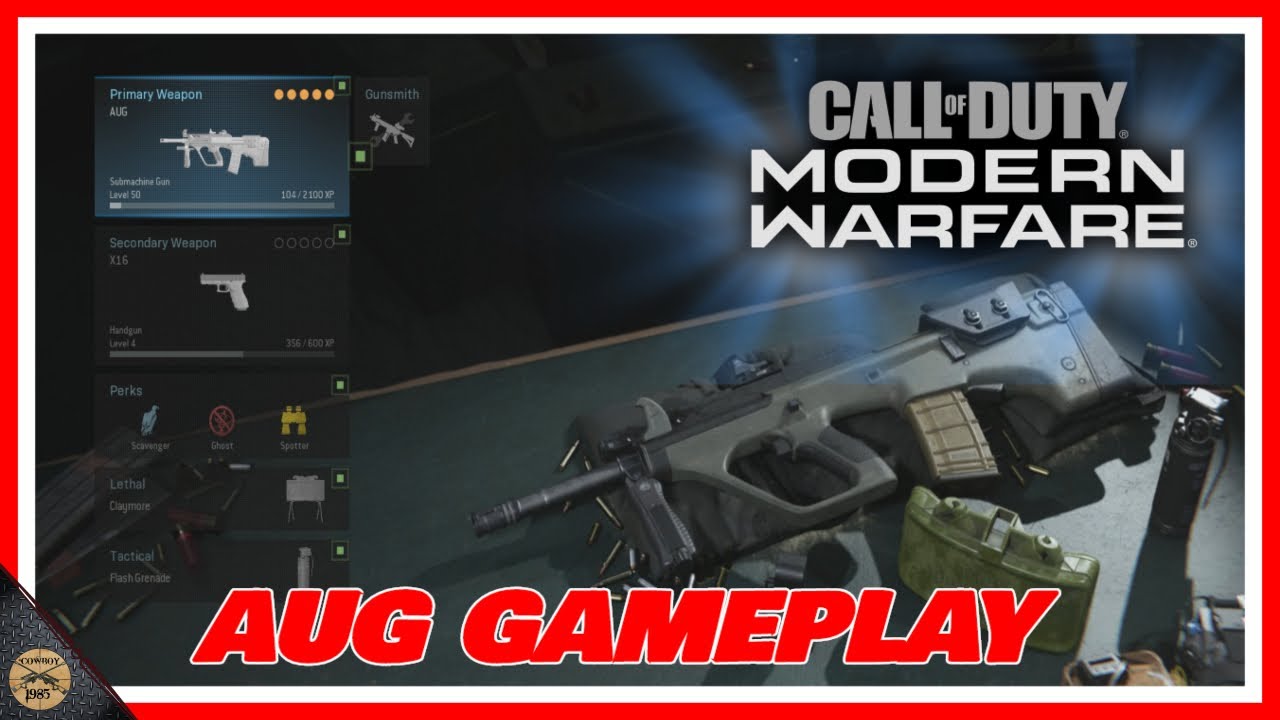 Aug Call Of Duty Modern Warfare Gameplay - YouTube