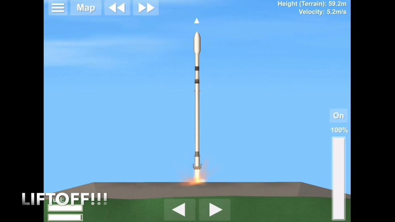 Spaceflight Simulator- Falcon 9 Landing Attempt!!! - YouTube