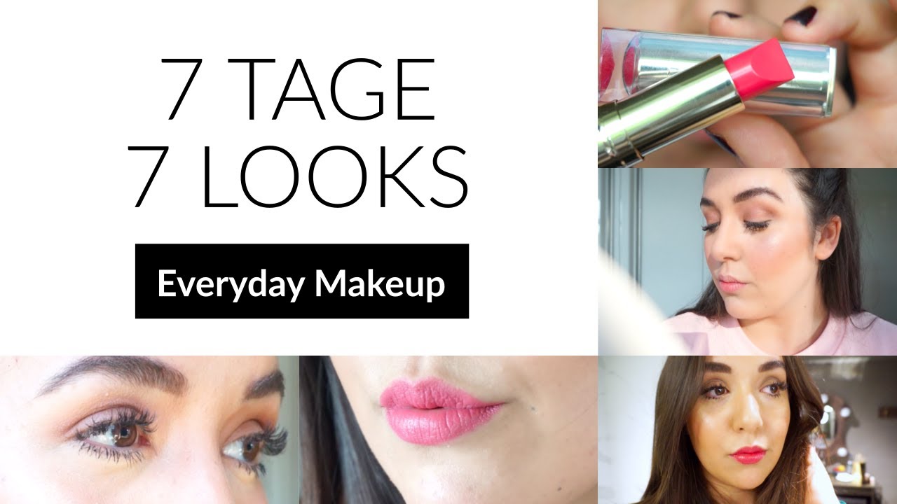 7 TAGE 7 LOOKS MEINE Makeup Woche I EVERYDAY MAKEUP Lookbook - YouTube