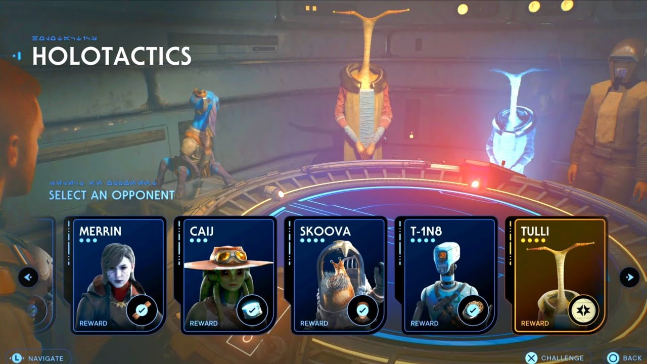 Star Wars Jedi: Survivor Holotactics Final Opponent: Tulli | Gambler ...
