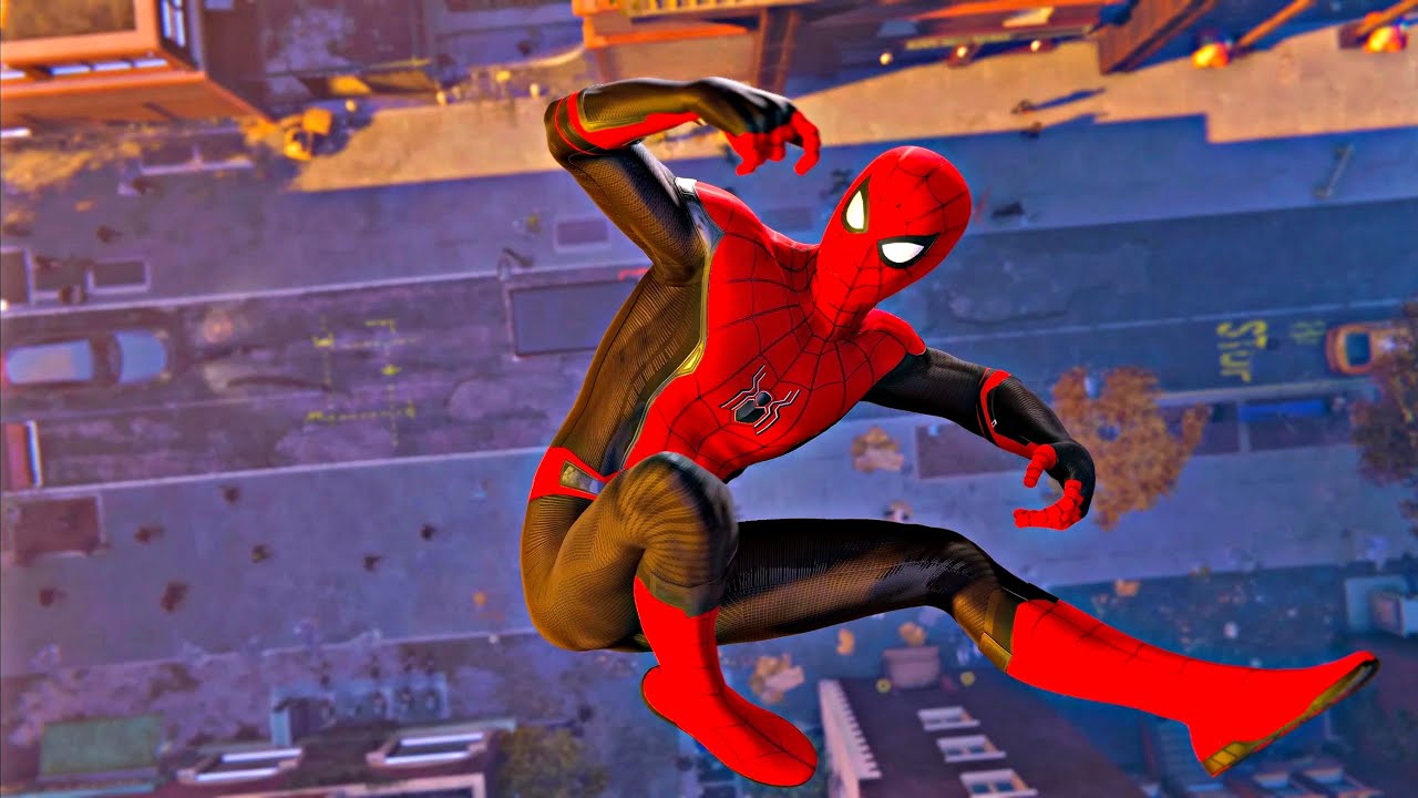 Peter Suits Up In Spider-Man Far From Home Suit | Spider-Man PS5 - YouTube