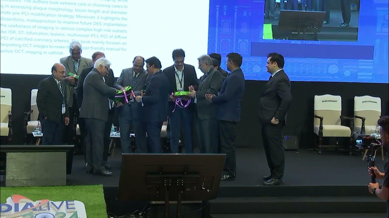 Dr. Sridhar Kasturi's Ultimate OCT Reference Book Launch | India Live 2024 International ...