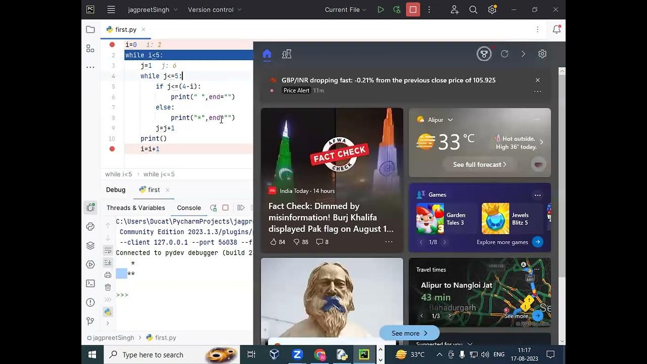 Python Nested While Loop Youtube