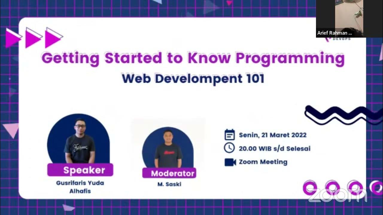 Getting Started To Know Programming : Web Development 101 - YouTube