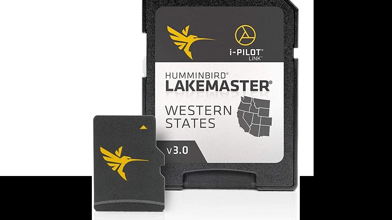 Humminbird 600011-4 LakeMaster Western States V3 Digital GPS Maps Micro ...