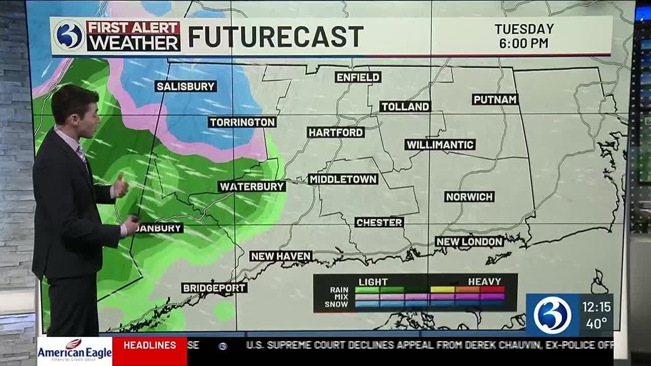 FORECAST: First Alert for rain Tuesday into Wednesday that could impact ...