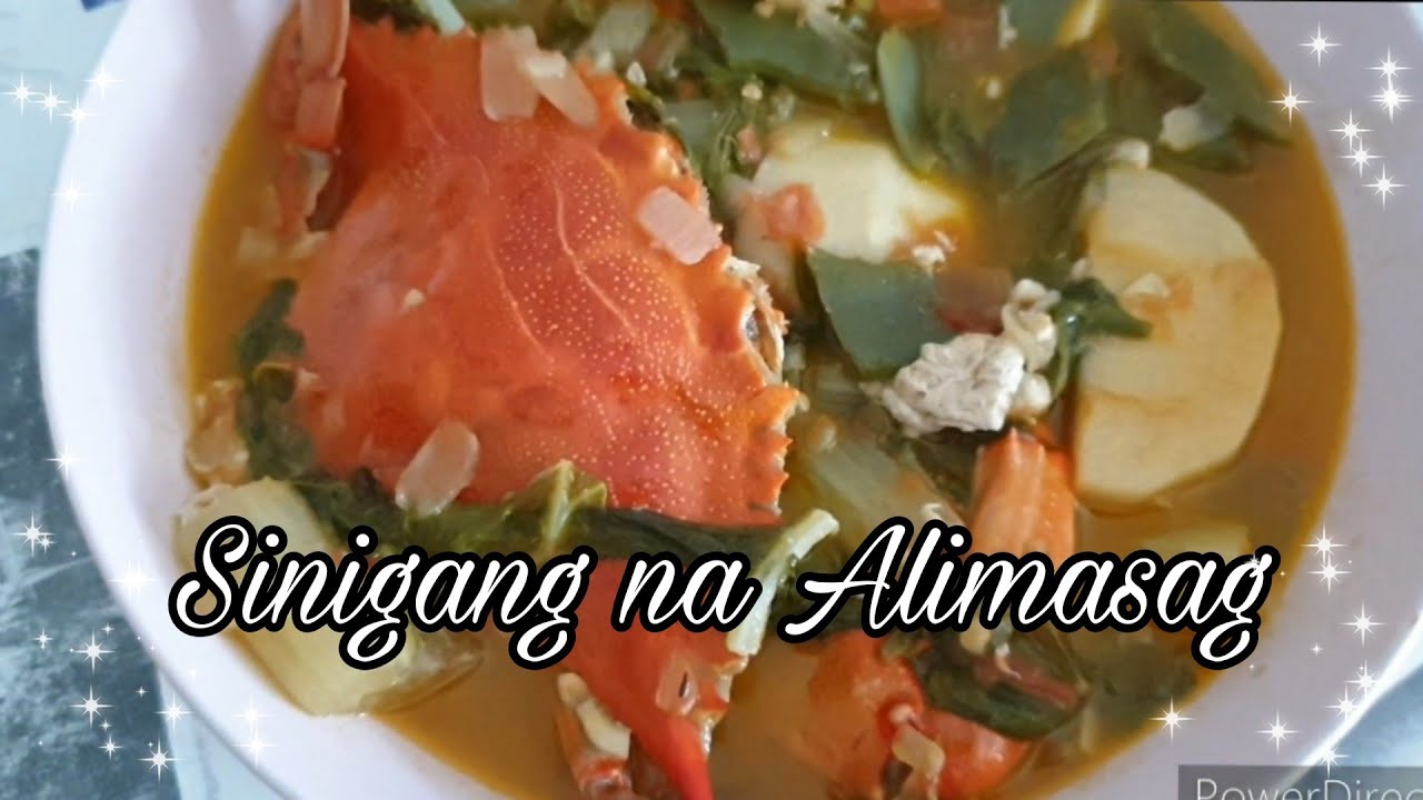 Sinigang na Alimasag/Filipino dish - YouTube