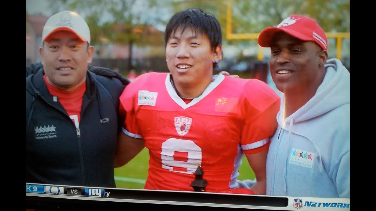 Ricky Williams NFL "Football Life" with China National Team - YouTube