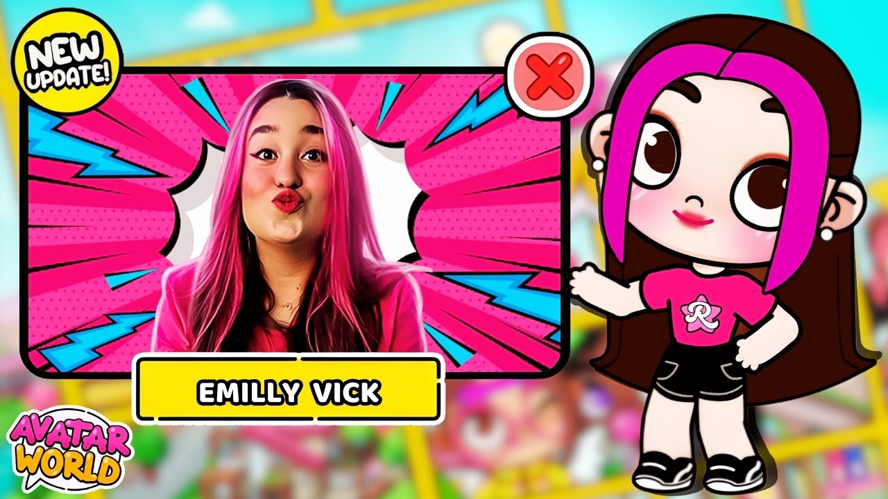 COMO VIRAR A EMILLY VICK no AVATAR WORLD!! - YouTube