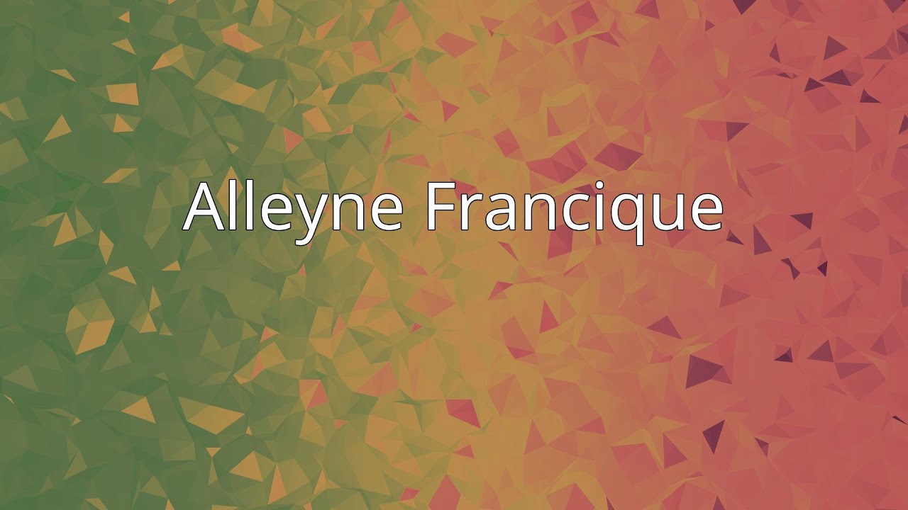 Alleyne Francique - YouTube
