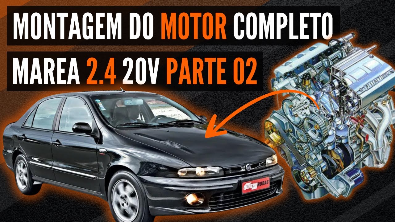 Montagem do Motor do Fiat Marea 2.4 20V - Parte 02 - Oficina Mecânica Arocar - YouTube