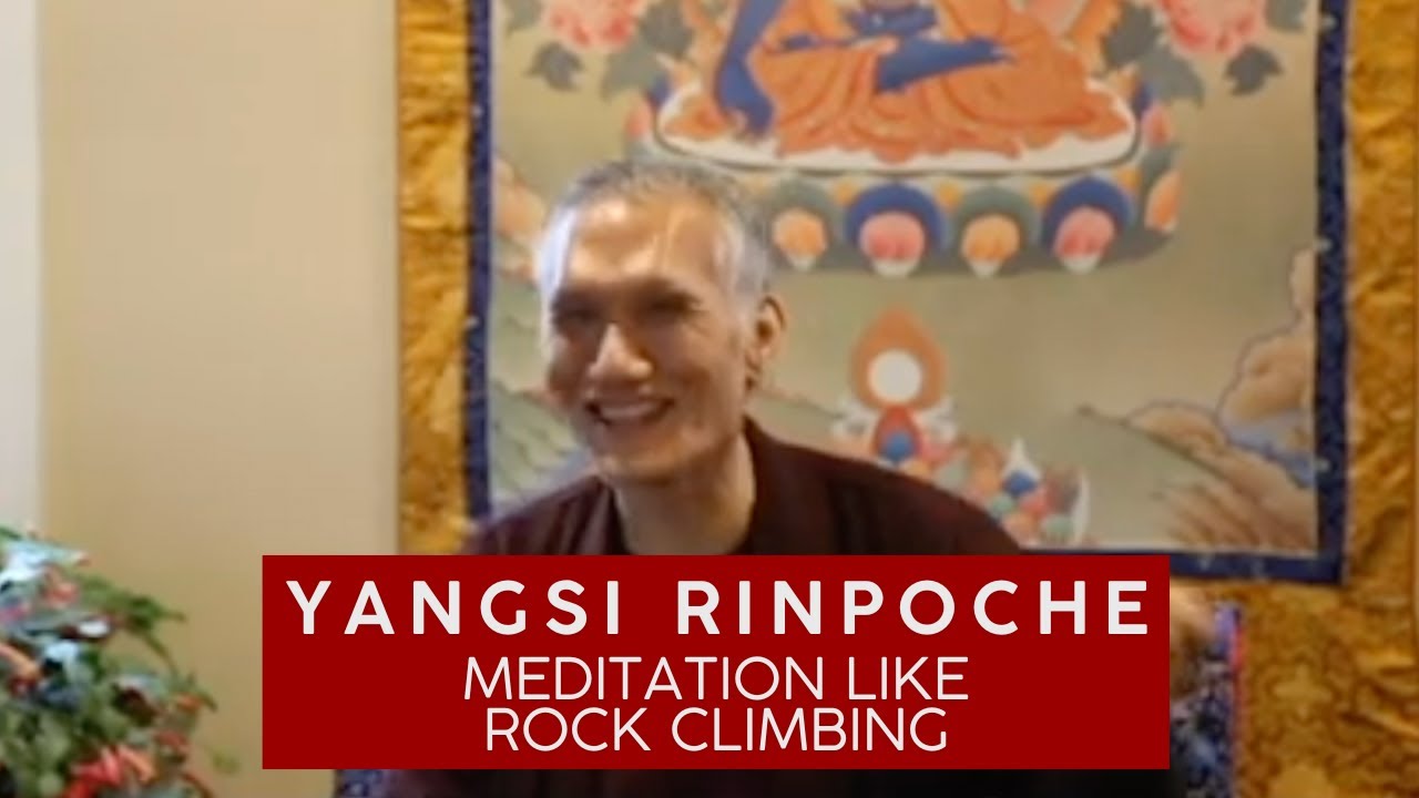 Meditation Like Rock Climbing - YouTube