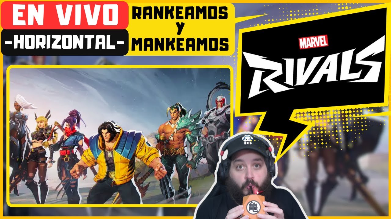 🔴RANKEDS RANGO CARTON - MARVEL RIVALS en VIVO HORIZONTAL - YouTube