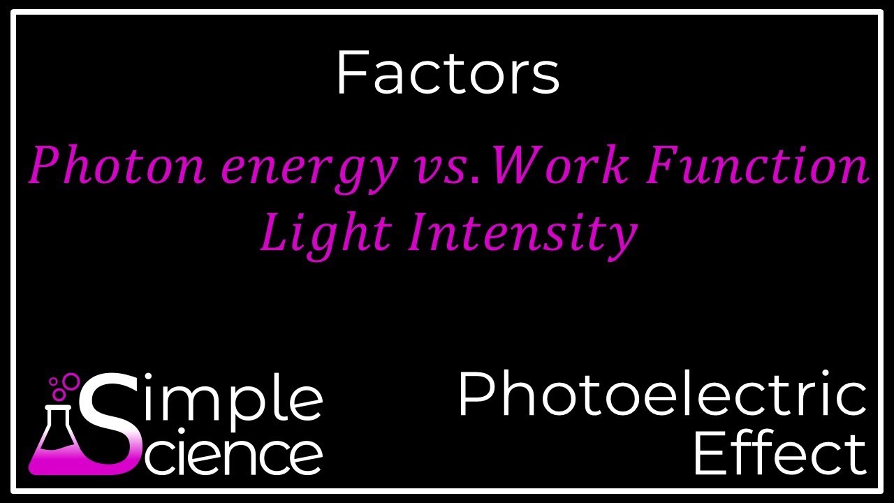 Factors Affecting Photoelectric Effect - YouTube