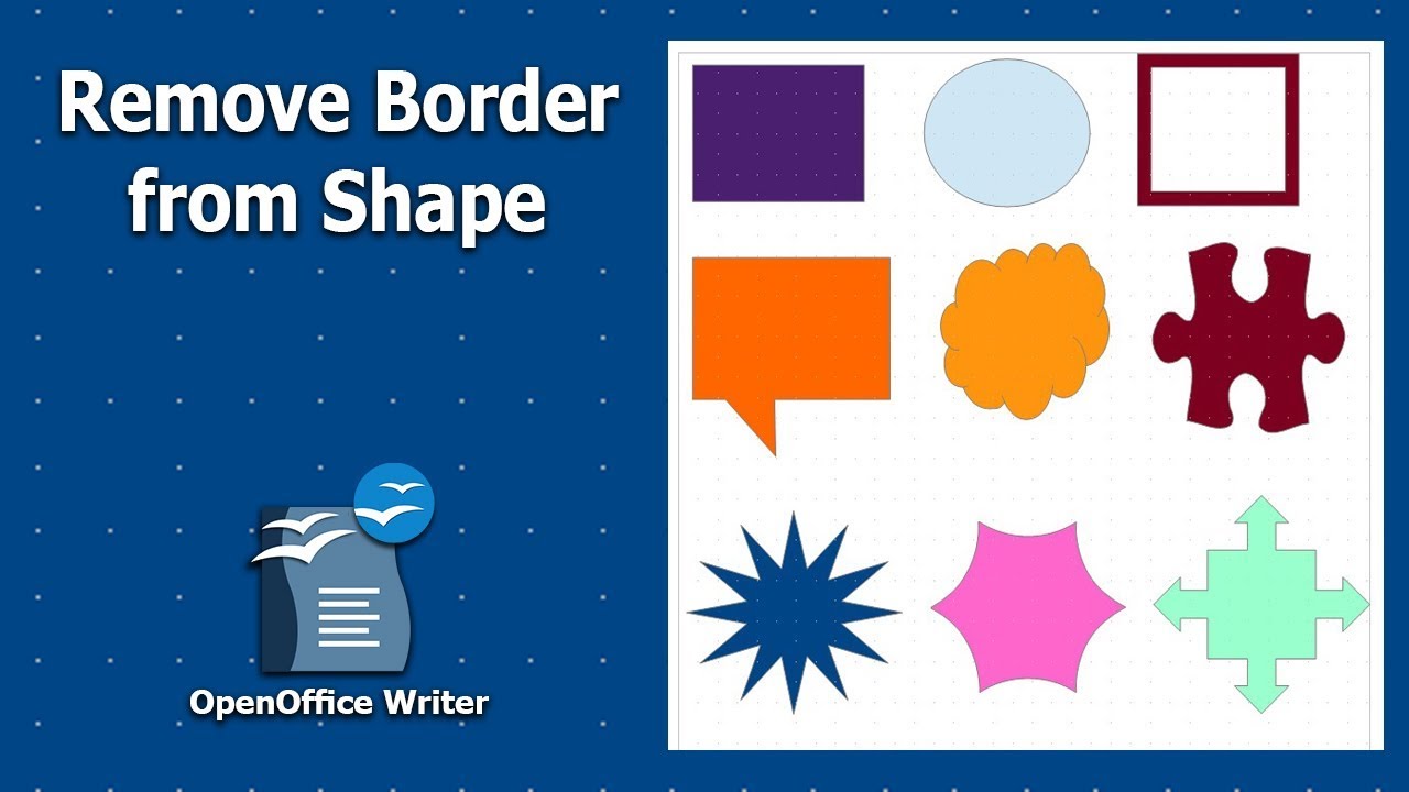 How To Remove Border From Shape In OpenOffice Writer YouTube How To Remove Border From Shape In OpenOffice Writer YouTube