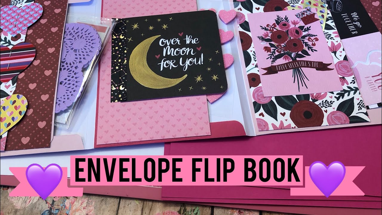 Envelope Flip Book Tutorial | Valentine’s Theme - YouTube