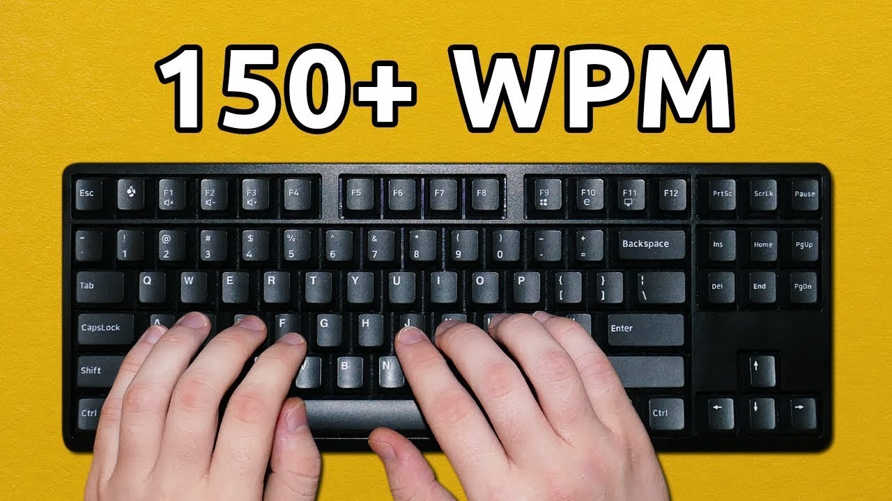 155+ WPM 60s monkeytype run - YouTube