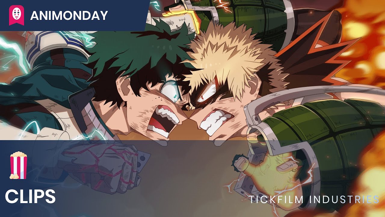Midoriya vs Bakugou | My Hero Academia | EPIC FIGHT SCENE | English Dub ...