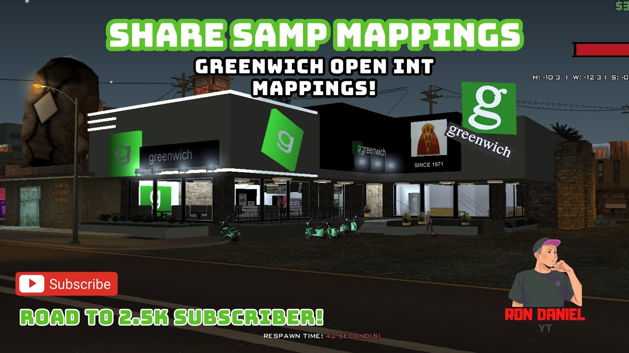 [SHARE] GTA SAMP MAPPINGS GREENWICH OPEN INT || RON DANIEL YT - YouTube
