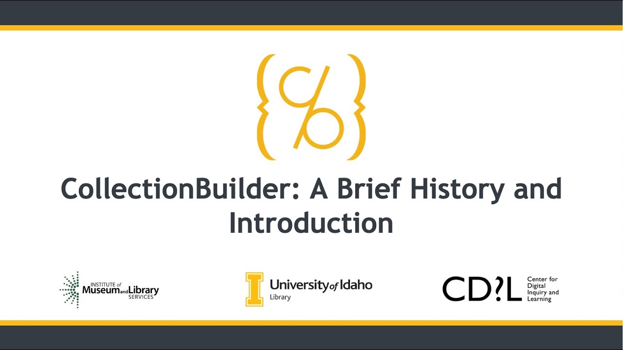 Introduction to CollectionBuilder - YouTube