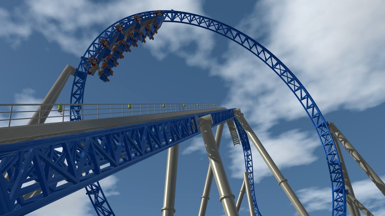 Stamina (Mega Coaster Mack) NoLimits roller coaster 2 - YouTube